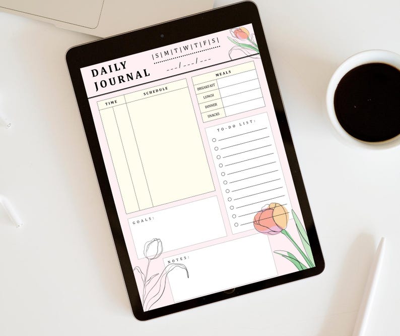 Best Printable Muslimah Aesthetic Journal – 365-day Digital PDF Planner ...