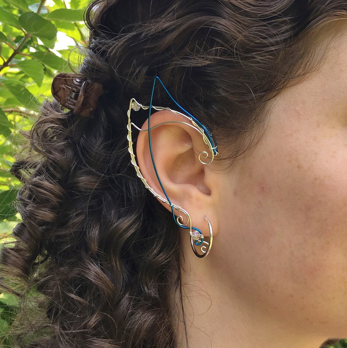 Elven Ear Cuffs. Silver Elven Ear Cuffs. Fairy Ear Cuffs. Elf - Etsy