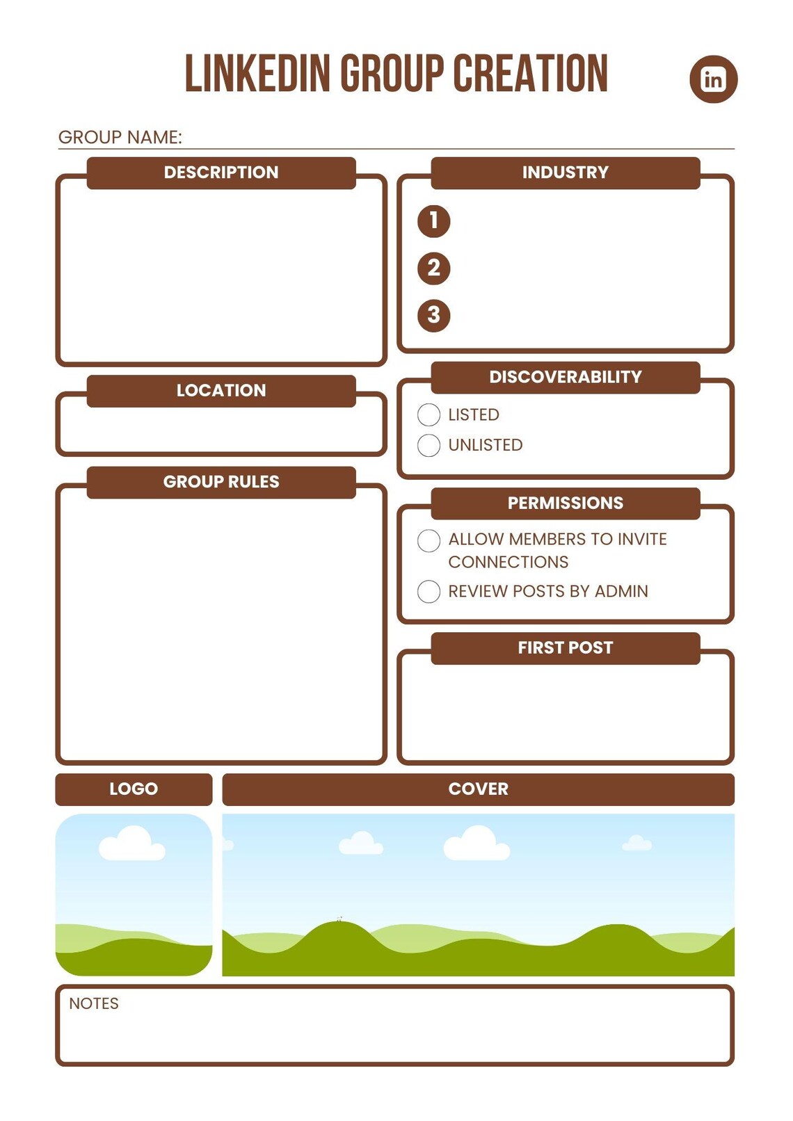 Linkedin Planner Canva Template | 31-page Content Strategy Workbook ...