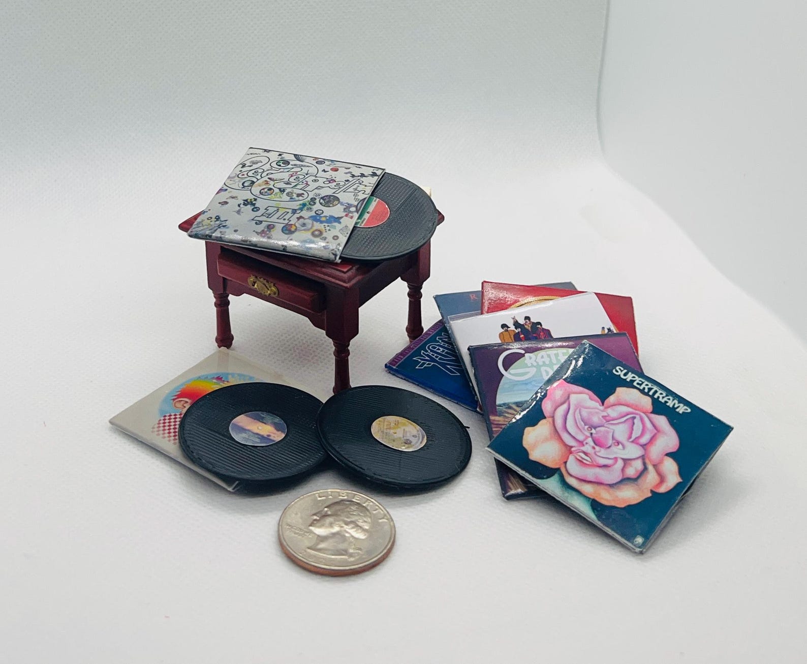 Mini "vinyl" Record Albums & Collection Crates - Etsy