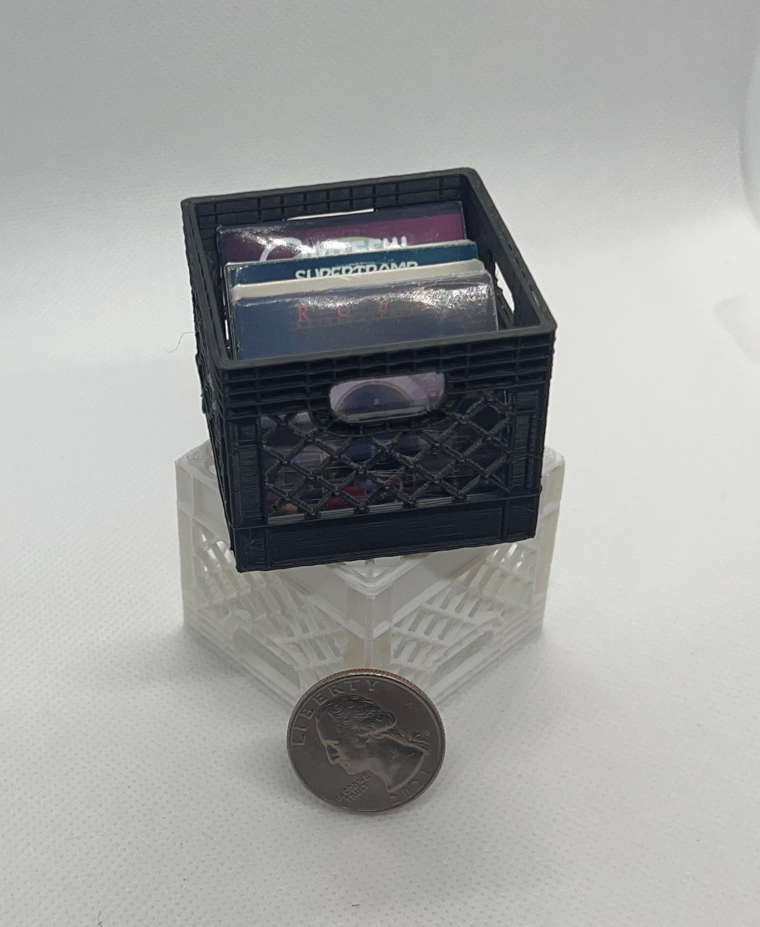 Mini "vinyl" Record Albums & Collection Crates - Etsy