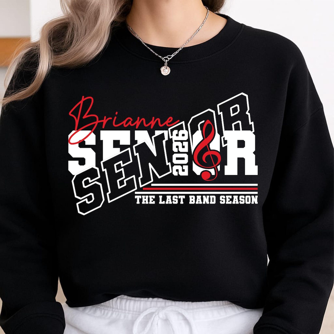 Senior Band Svg Png, Senior Band Mom Svg, Gift for Her, Class of 2026 ...