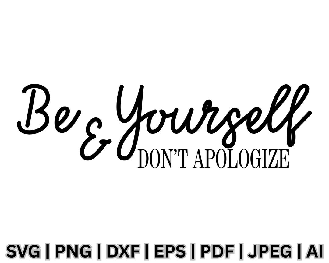 Be Yourself Svg Png, Boho Svg, Trendy Svg, Sarcastic Svg, T Shirt ...