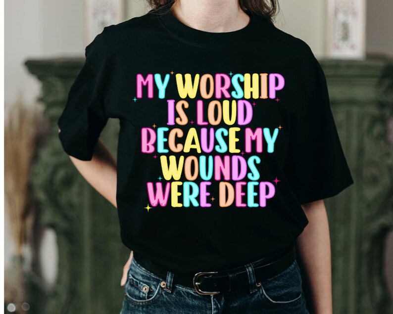 My Worship is Loud Svg Png, Jesus Svg, Preppy Christian Women Design ...