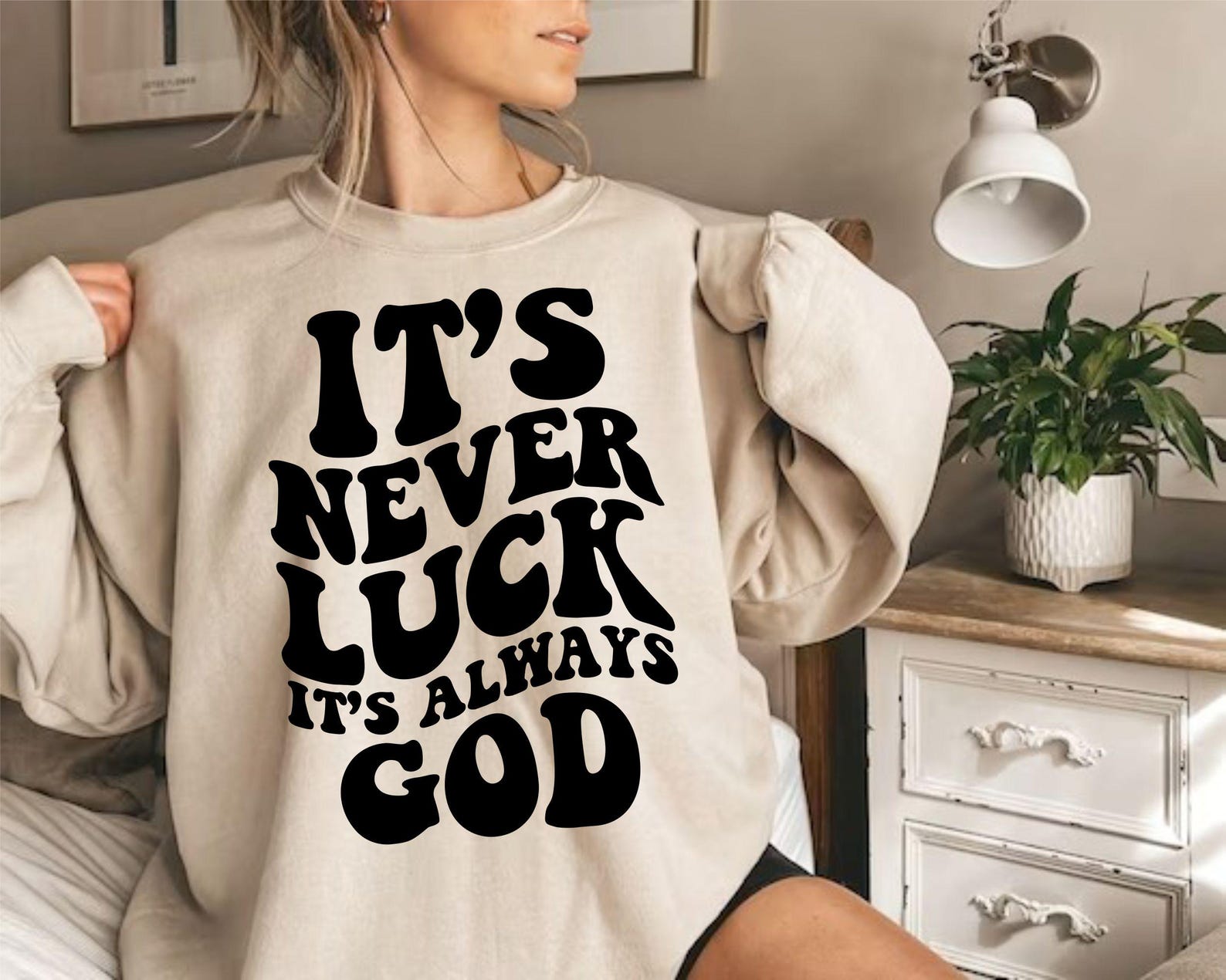It’s Never Luck It’s Always God Png Svg, Not Luck Just God Svg ...