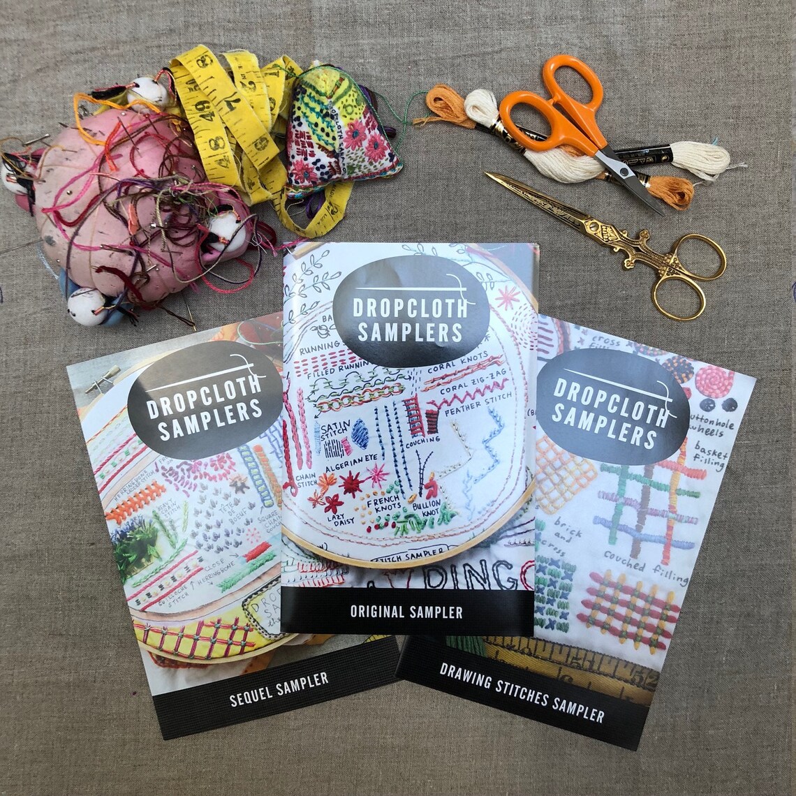 Creativebug Dropcloth Sampler Embroidery Bundle - Etsy