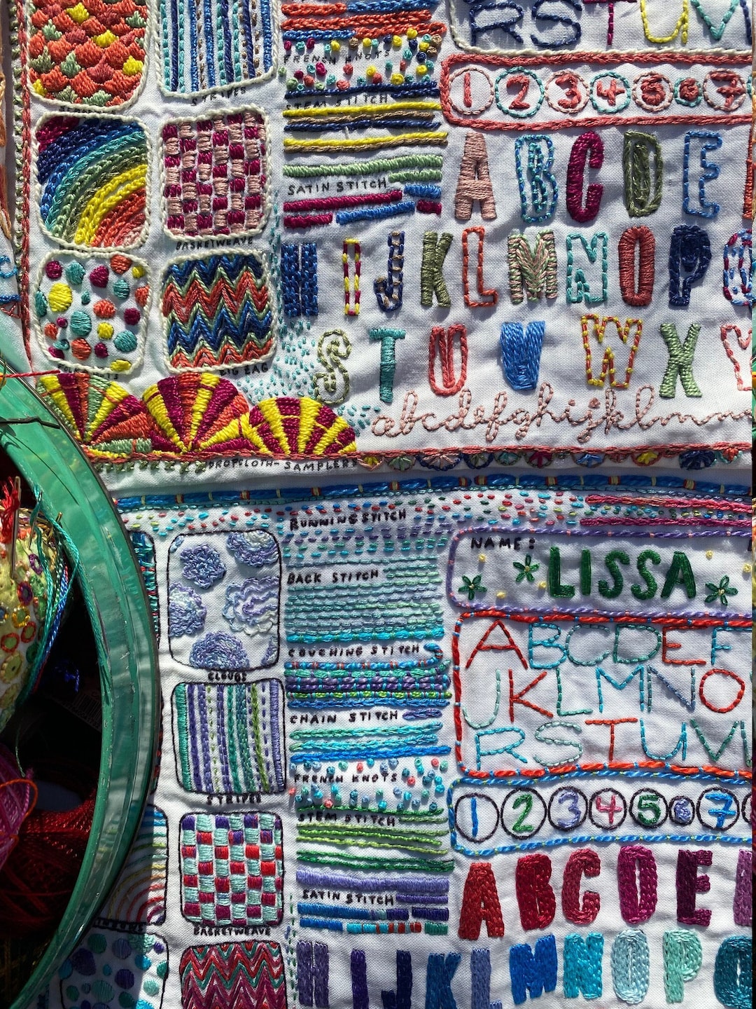 Schoolhouse Sampler Embroidery Pattern - Etsy