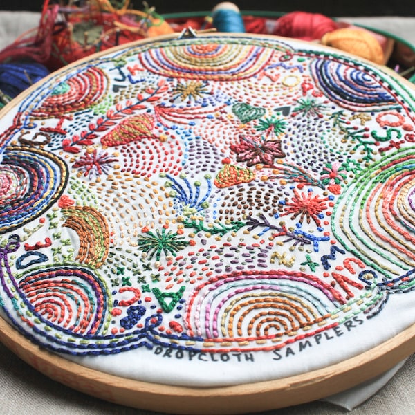 Embroidery Sampler - Etsy