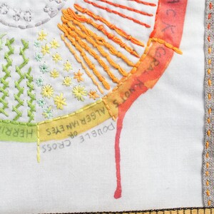 Color Wheel Embroidery Sampler by Dropcloth - Etsy