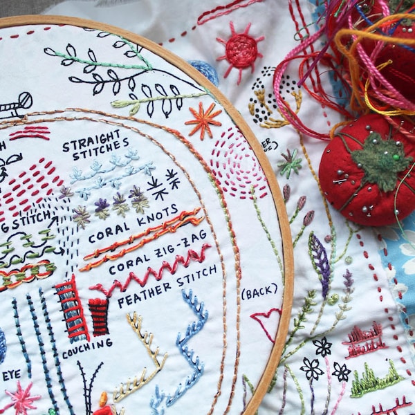 Embroidery Sampler - Etsy