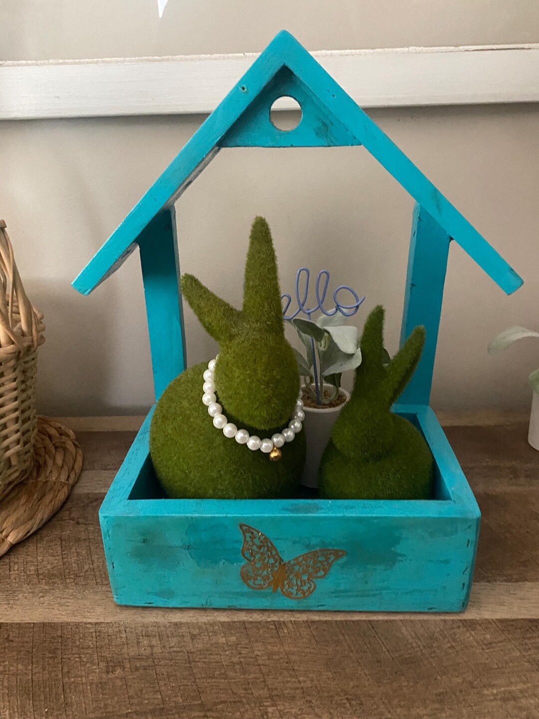 House Shaped Flower Basket/planter - Etsy