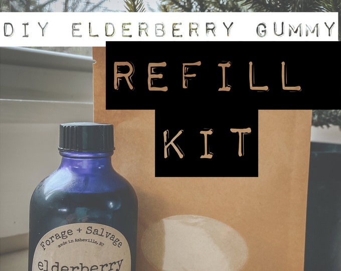 Elderberry Gummy DIY KIT REFILL Make Your Own Elderberry Gummies - Etsy