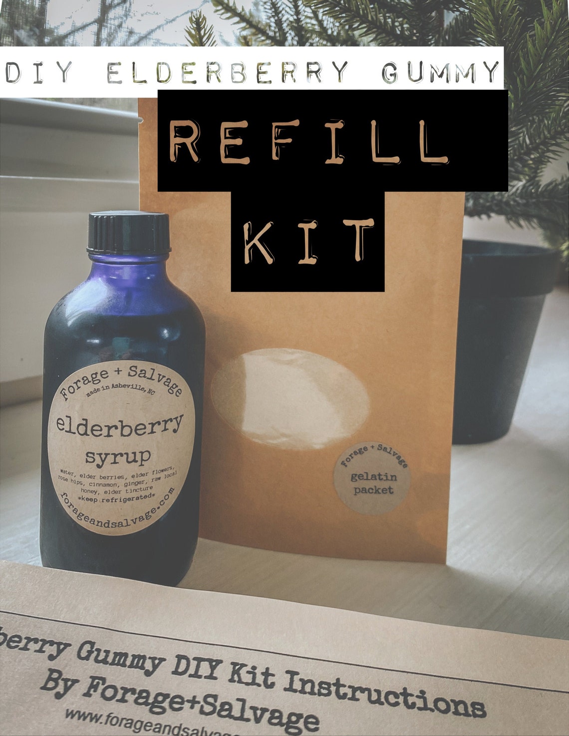 Elderberry Gummy DIY KIT REFILL Make Your Own Elderberry | Etsy