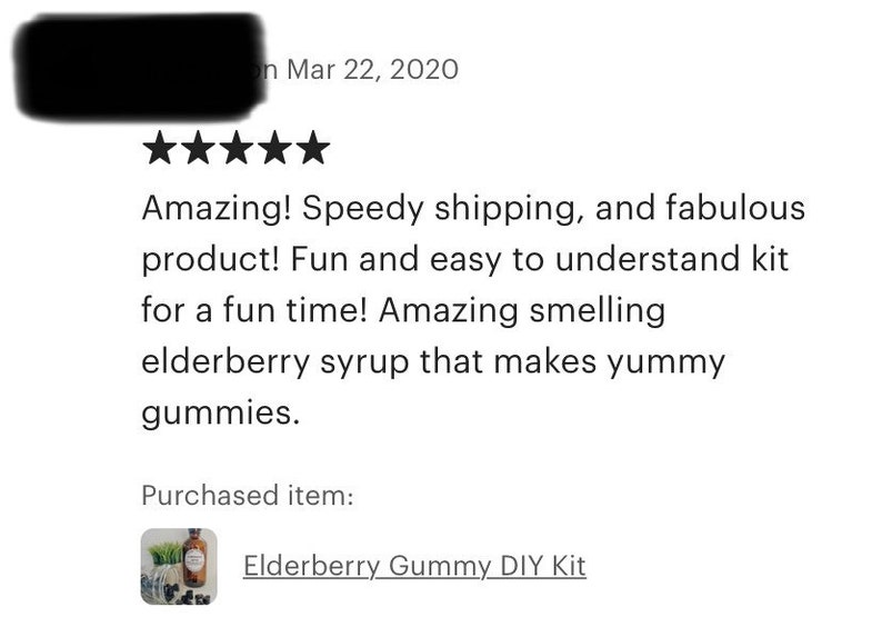 Elderberry Gummy DIY KIT REFILL Make Your Own Elderberry - Etsy