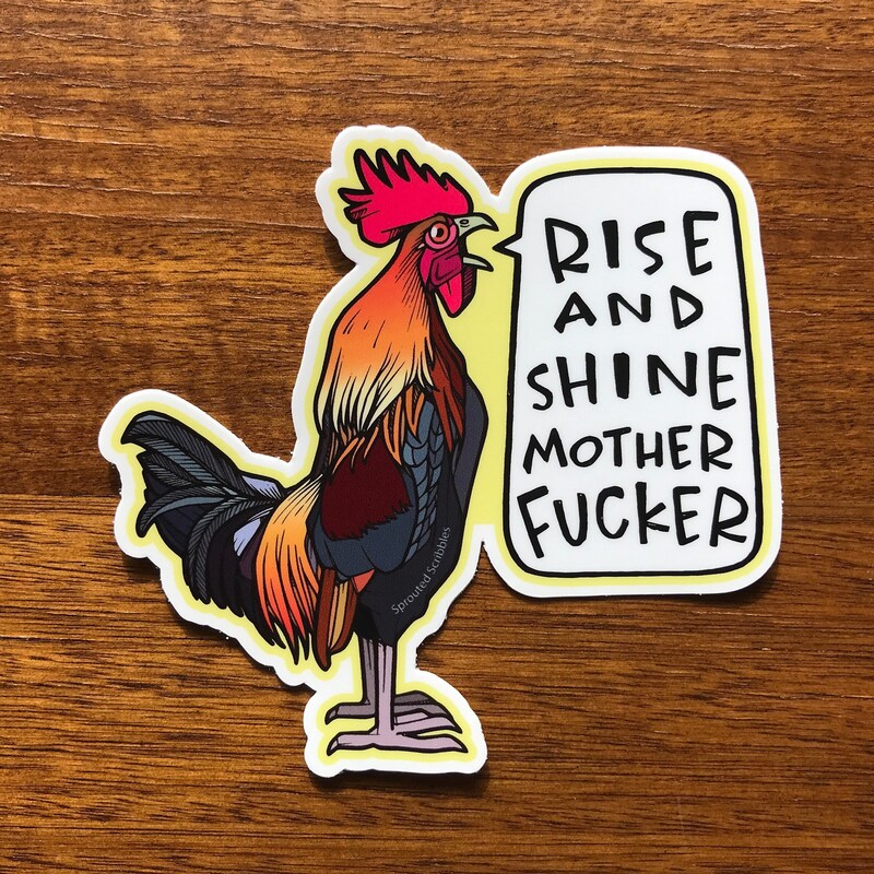 Rooster Decals - Etsy