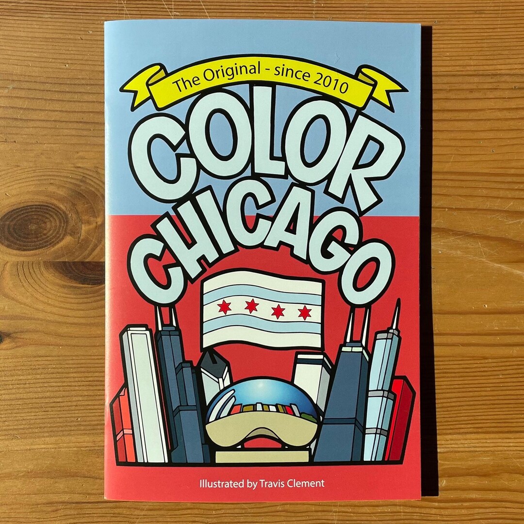 Chicago Coloring Book (2010) - 9" X 6" 30 Pages (15 Illustrations ...