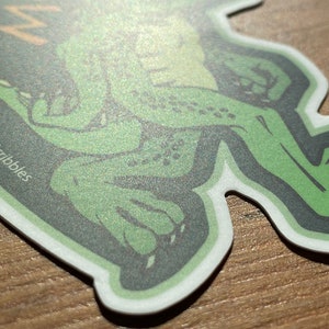 Lizard Man Cryptid Sticker - 4.25” Central South Carolina SC Scape Ore ...