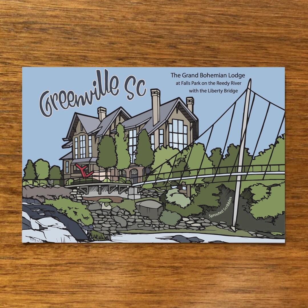 Greenville Postcards 2 6 X 4 South Carolina SC Grand Bohemian ...