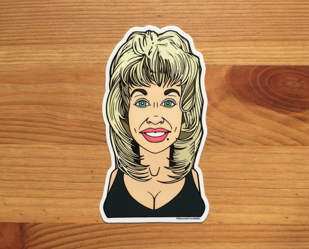 Dolly Parton Sticker 4 Illustrated Vinyl Decal Pop Culture Iconic ...