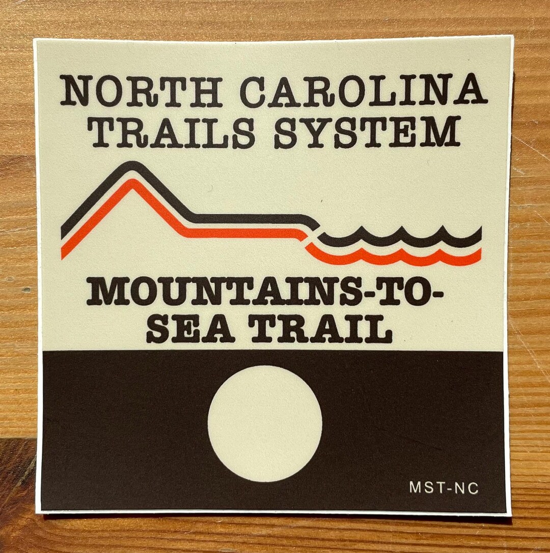 MST Sticker - 3" Mountains to Sea Trail North Carolina NC Sign Post ...