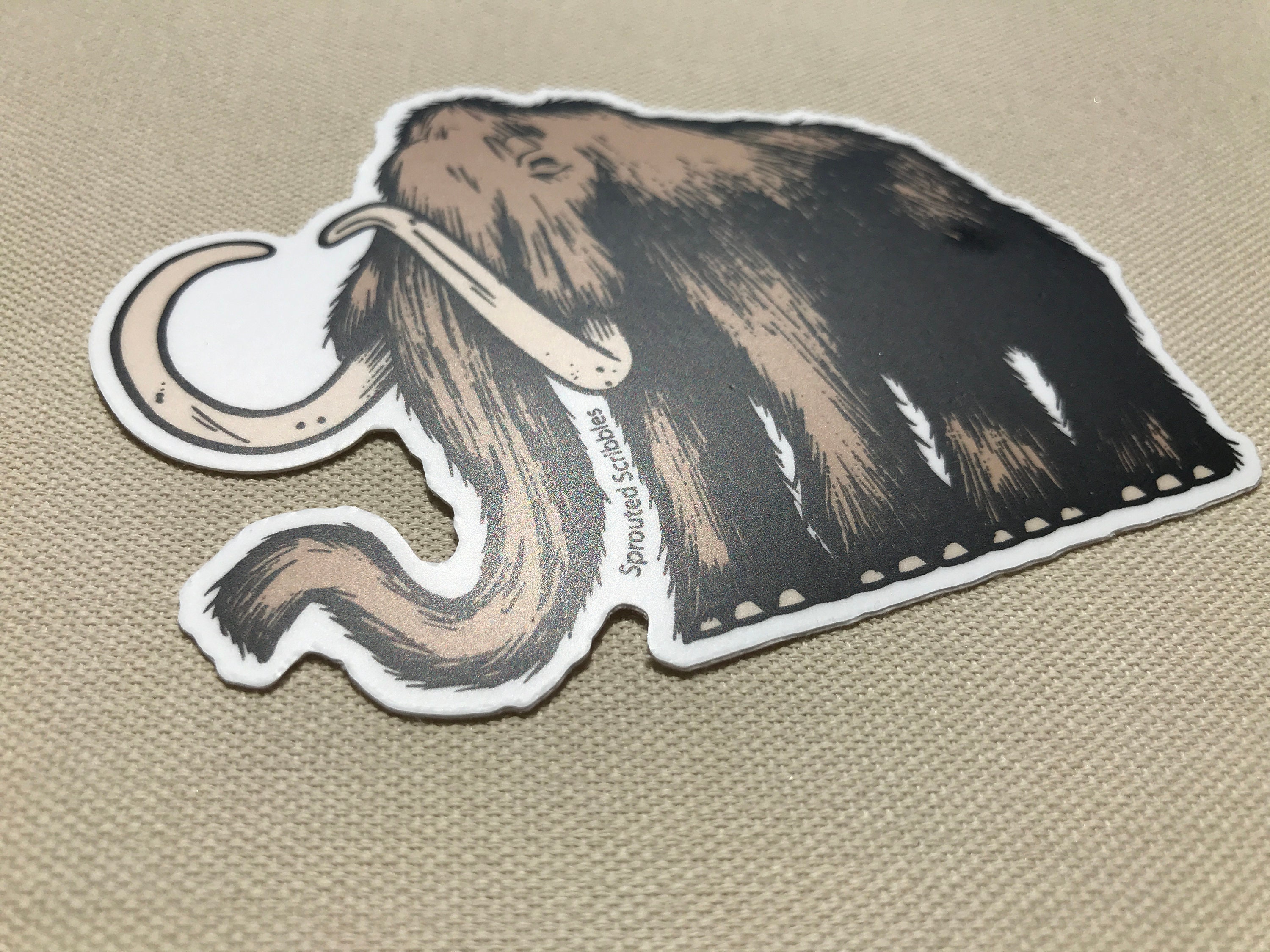Woolly Mammoth Sticker - Etsy
