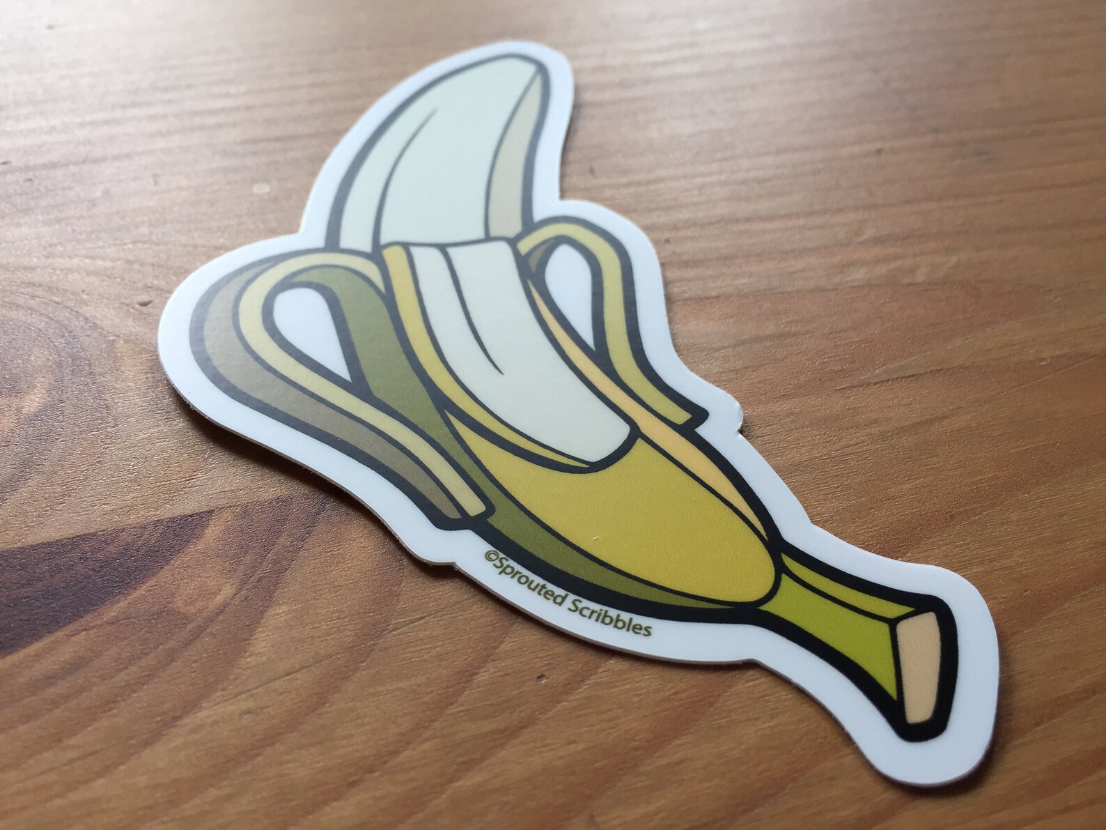 Banana Sticker 5 12.7cm Fruit Food - Etsy