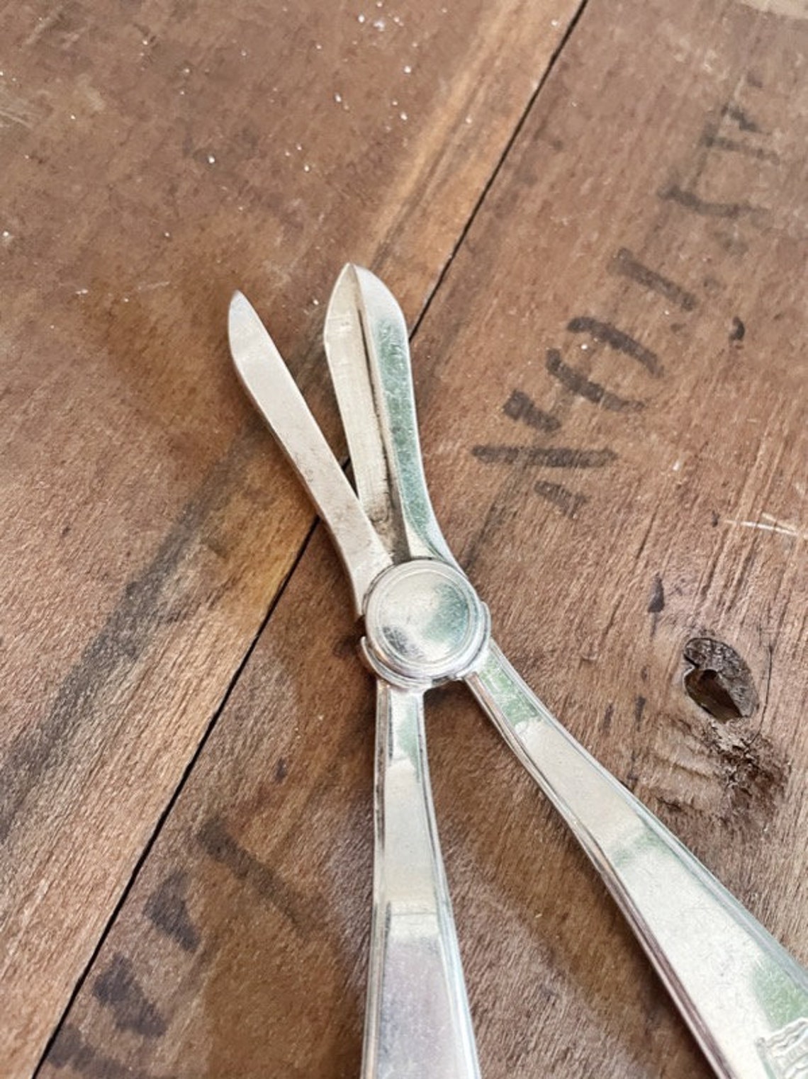Antique Silver Plated Grape Shears From a Blue Funnel Line - Etsy