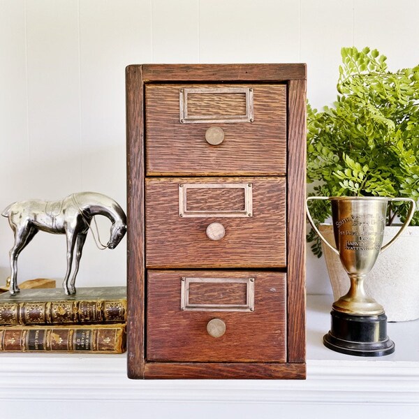 Library Card Catalog - Etsy