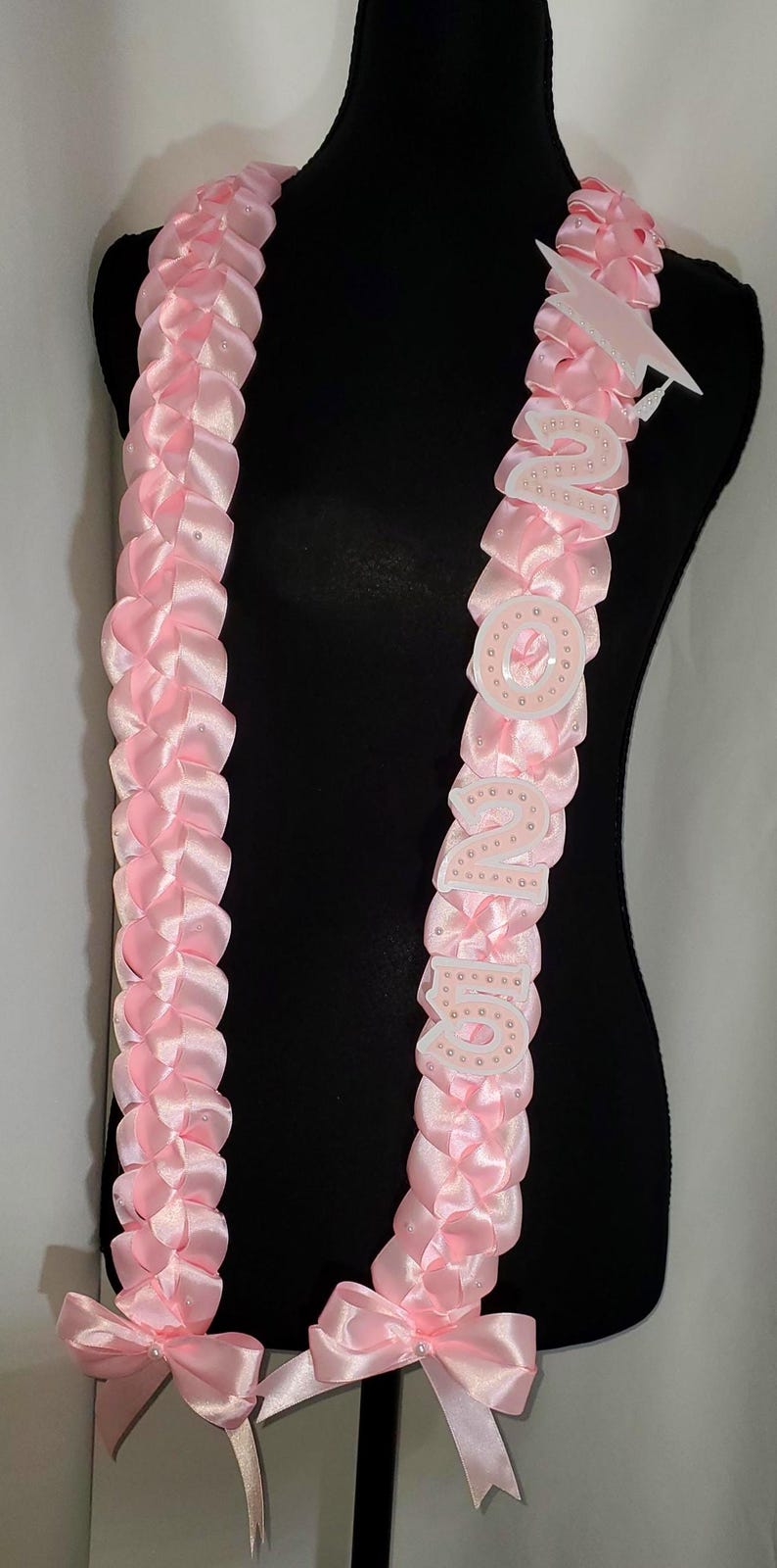 Graduation Leis- Pink/pearls - Etsy