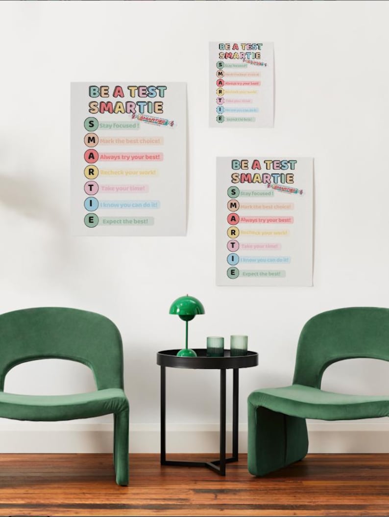 SMARTIE Testing Decor Bundle | Test Prep Posters & Student Good Luck ...