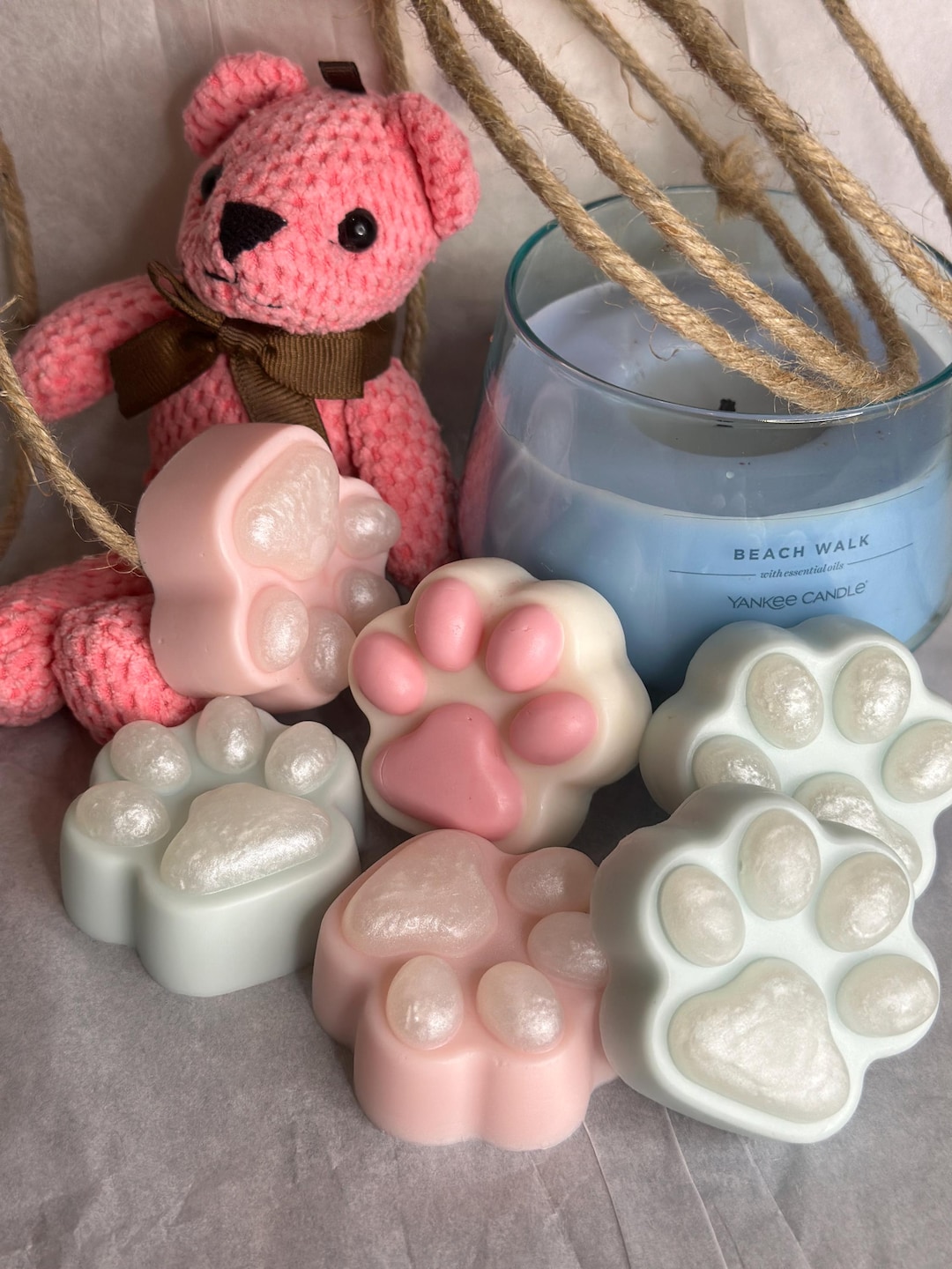 Handmade Cat Paw Soap: Goat Milk & Glycerin, Coconut Vanilla Scent - Etsy