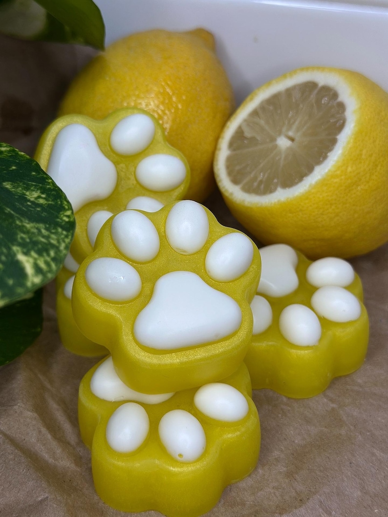 Handmade Cat Paw Soap: Goat Milk & Glycerin, Coconut Vanilla Scent - Etsy