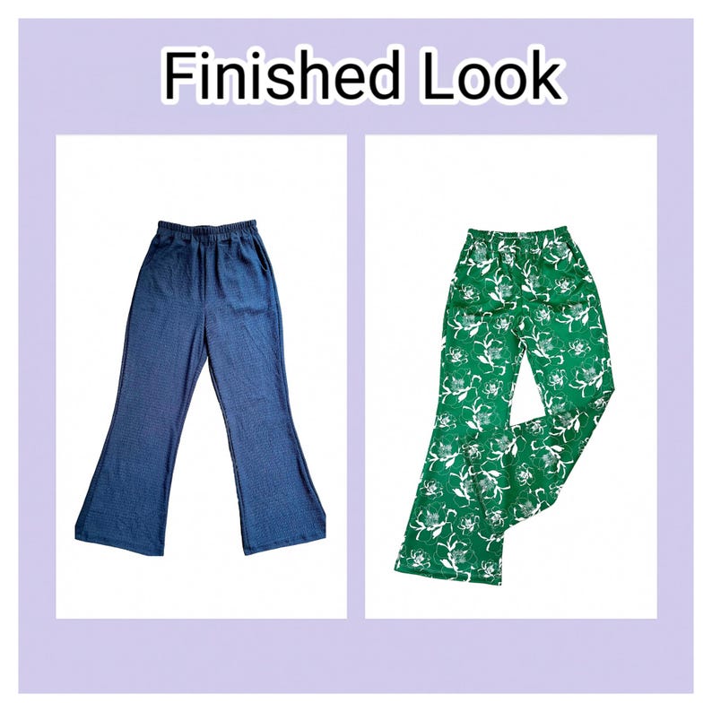 Wide Leg Lounge Pants Sewing Pattern – Women's Semi-palazzo (PDF ...