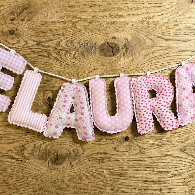 String Name Fabric - Etsy