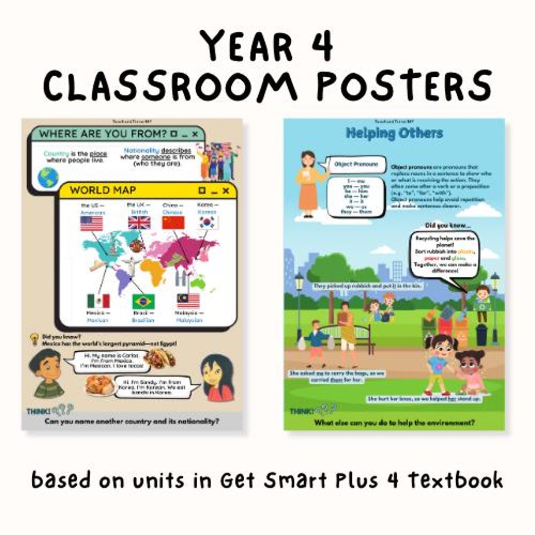 Get Smart Plus 4 – Printable Classroom Posters for English Teachers ...