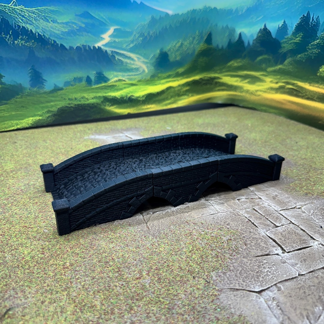 WW2 Normandy Village Terrain Bridge, Trench Crusade, Bolt Action ...