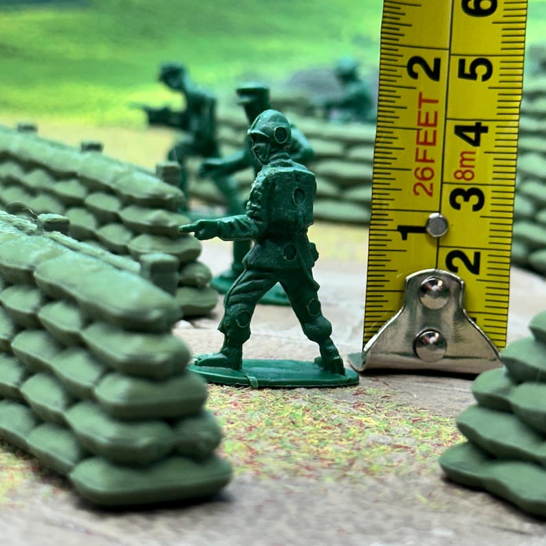 Plastic Army Men, Sandbag Fortress Set System. - Etsy