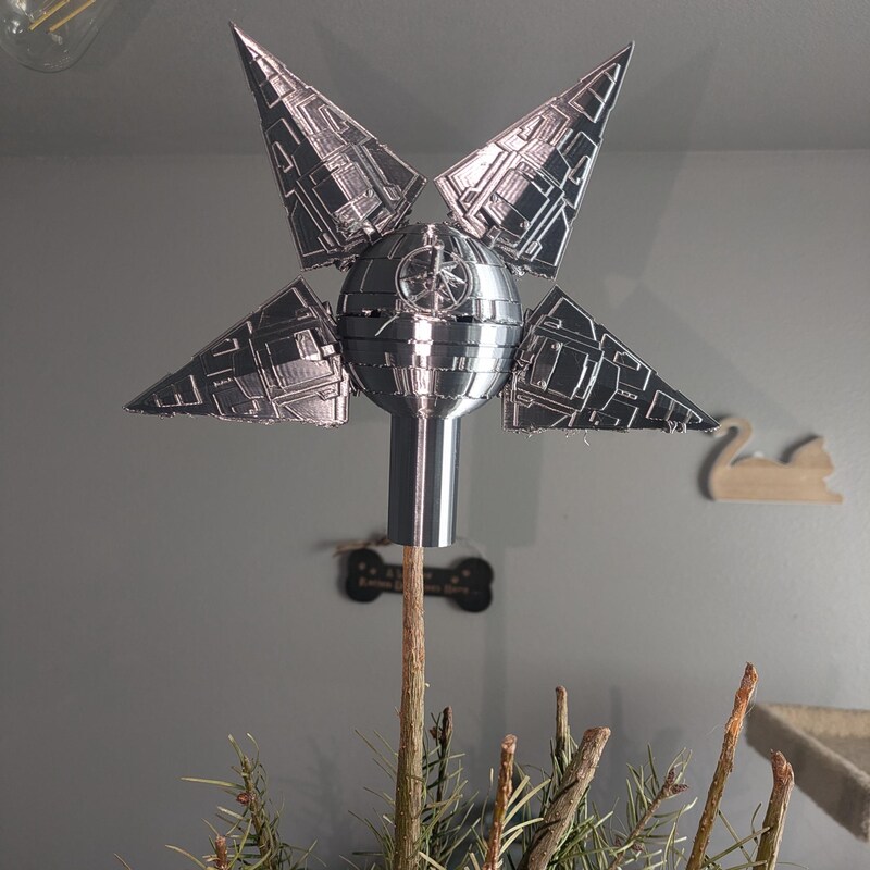 Death Star Tree Topper - Etsy