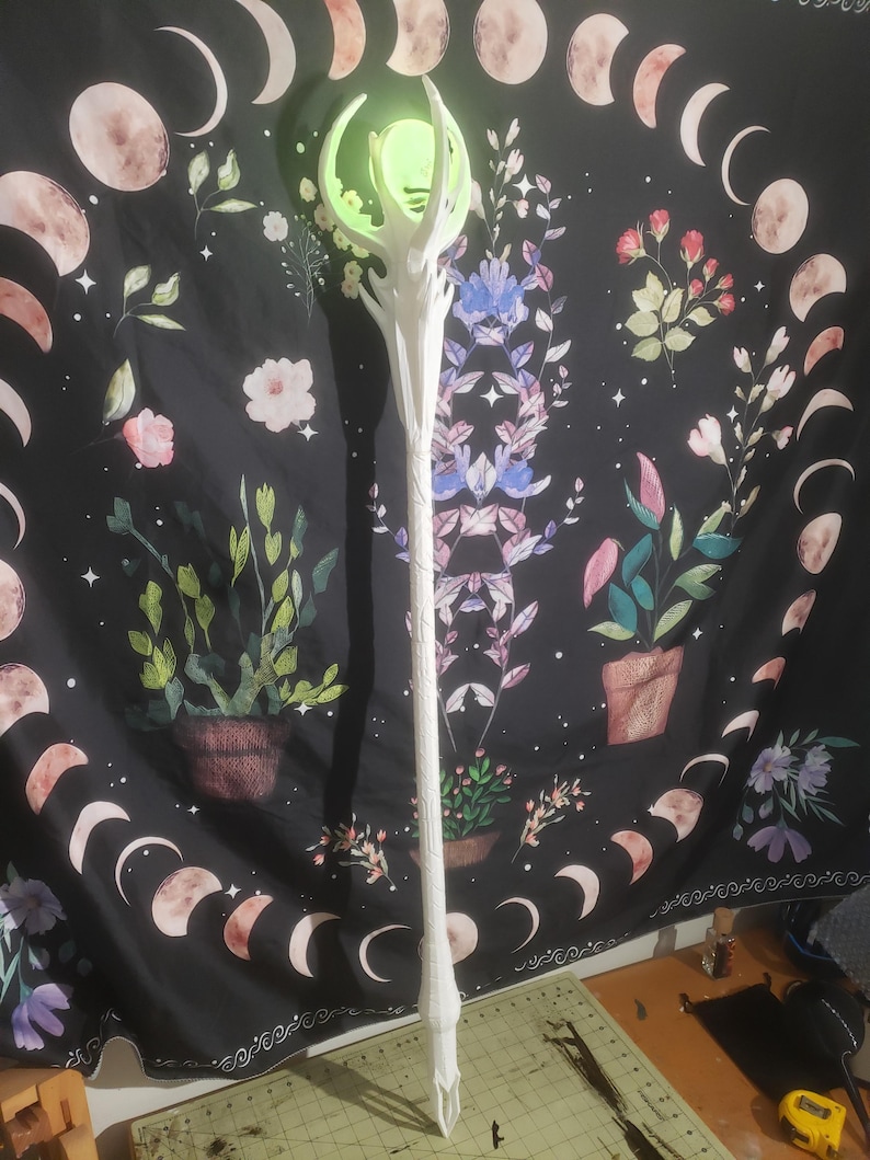 Wizard/sorcerer Staff - Cosplay - Etsy