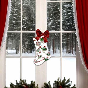 Cross-stitch Pattern: Christmas Stocking "mouse to Mouse." Instant ...