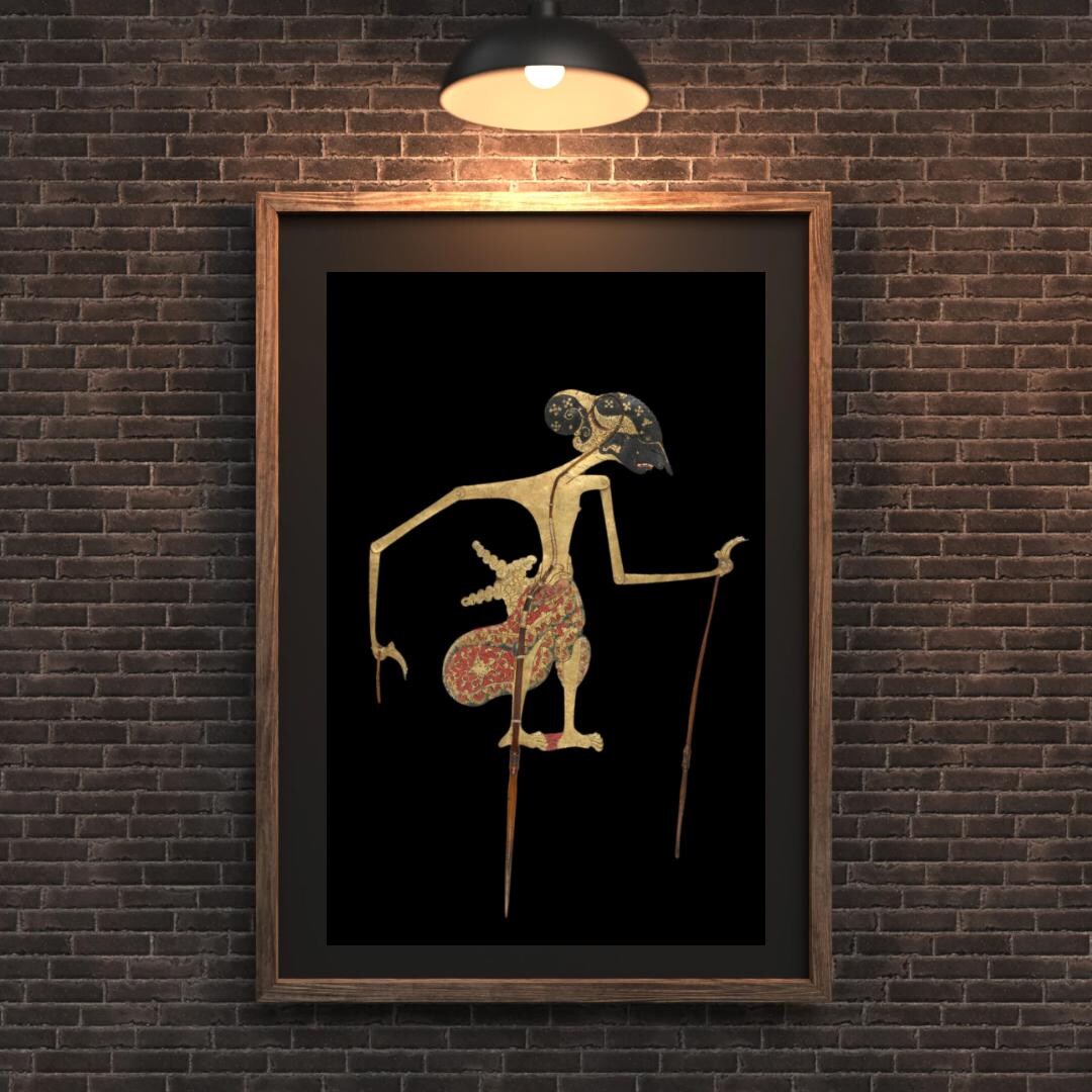 Wayang Kulit Jawa Printable Wall Art – 4-set Digital Download | Arjuna ...