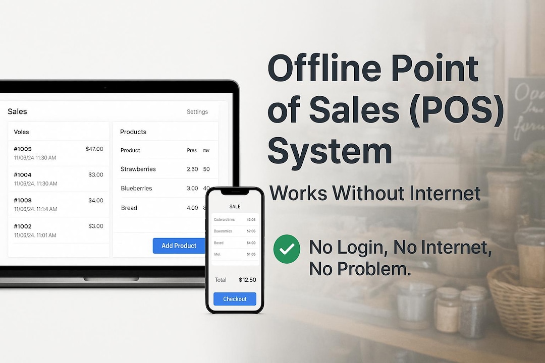 Offline Point of Sales (POS) System for Small Business | Works Without ...