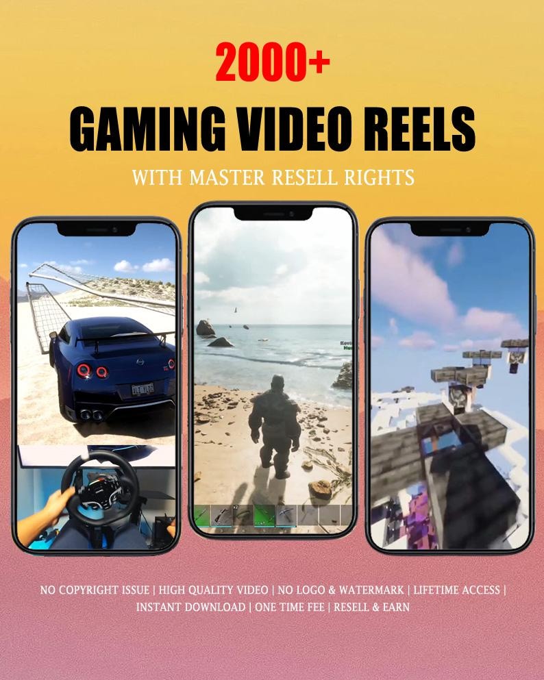 2000+ Gaming Reel Videos | Viral Gaming Videos for Instagram, Tiktok ...