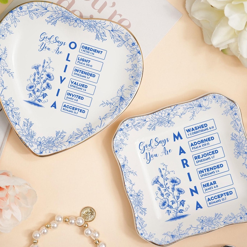 Jewelry Scripture Dish - Etsy