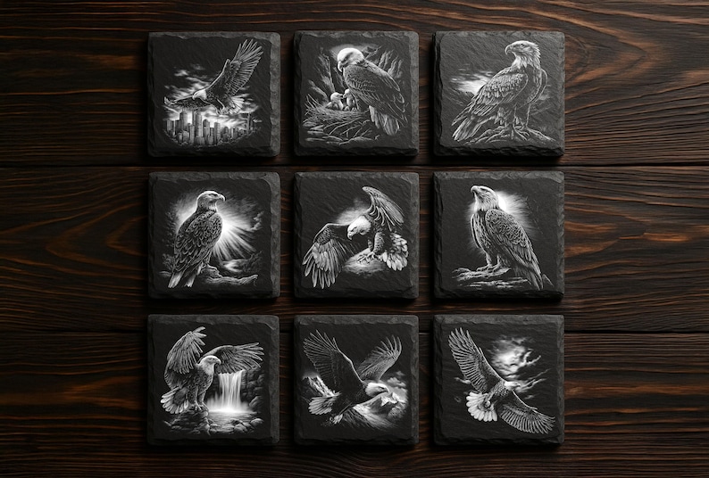 Bald Eagle Laser File: Wildlife & Eagles PNG Files - Glowforge/xtool ...
