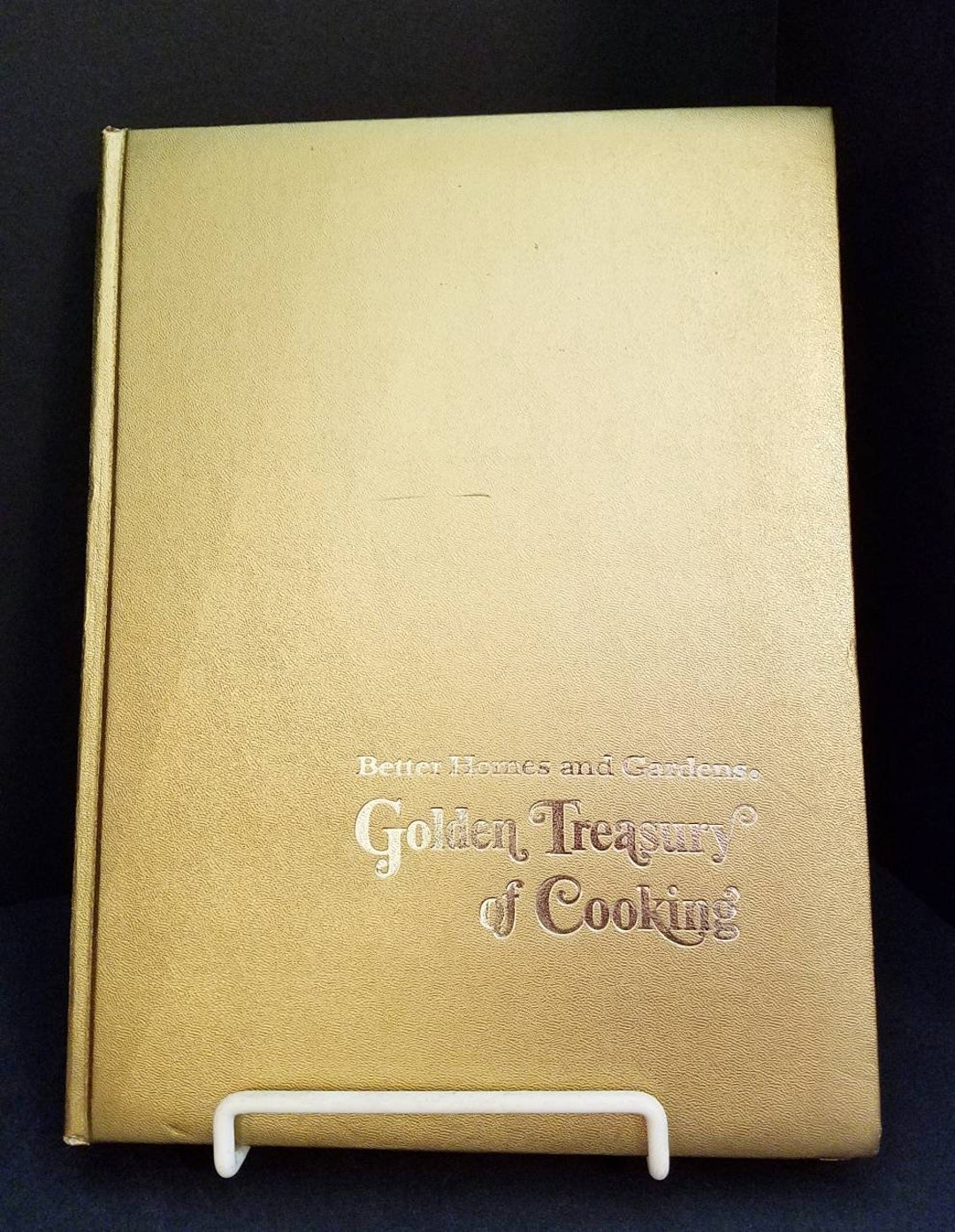 Libro de cocina Golden Treasure of Cooking Cookbook Gold Cover - Etsy ...