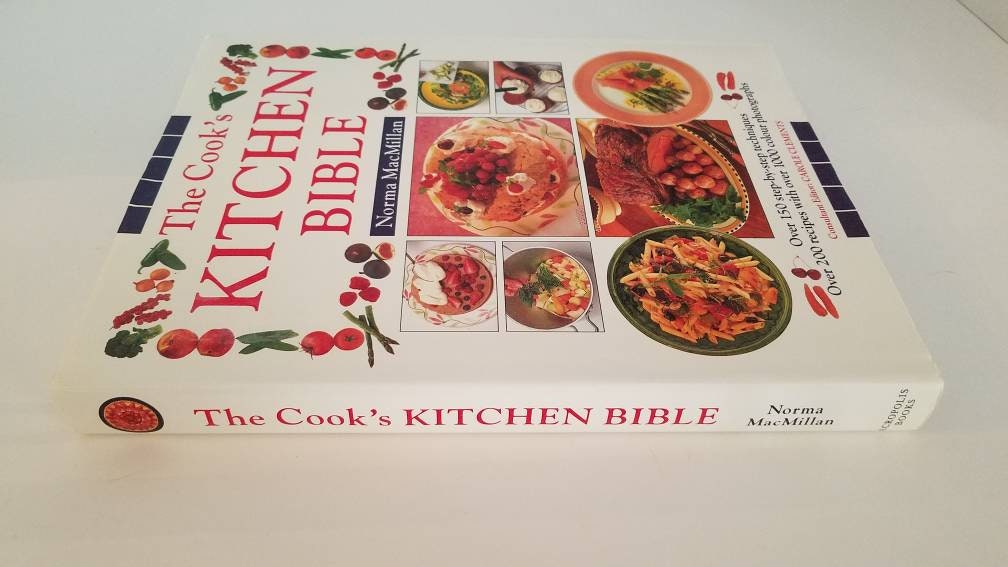Cookbook the Cook's Kitchen Bible Hardcover Recipes for - Etsy