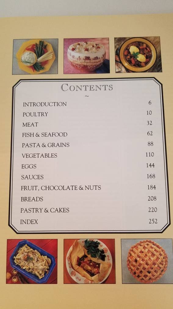 Cookbook the Cook's Kitchen Bible Hardcover Recipes for - Etsy