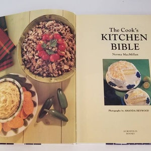 Cookbook the Cook's Kitchen Bible Hardcover Recipes for Cooking - Etsy