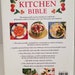 Cookbook the Cook's Kitchen Bible Hardcover Recipes for - Etsy